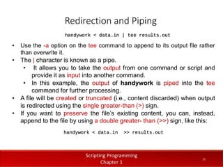 Chapter 1: Introduction to Command Line | PPTX