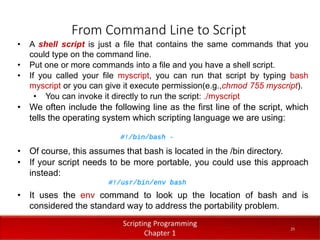 Chapter 1: Introduction to Command Line | PPTX