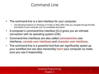 Chapter 1: Introduction to Command Line | PPTX