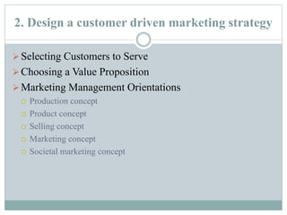 Chapte-1:The marketing process of strategy and value from strong ...