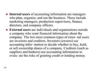 financial accounting Chapter one.pptx... | PPT