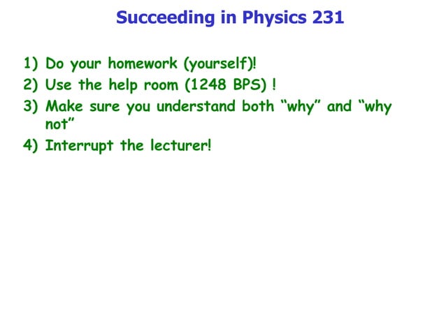 introduction to physics for college students | PPT