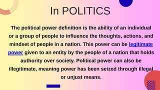 Chapter 1. Lesson 3 (Power) Nature, types | PPTX