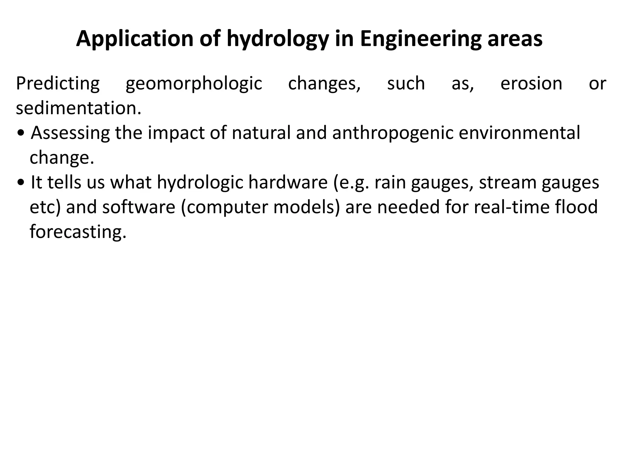 Chapter 1.pptx:INTRODUCTION TO HYDROLOGY | PPTX | Geography | Science