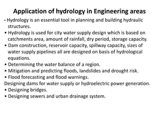 Chapter 1.pptx:INTRODUCTION TO HYDROLOGY | PPTX | Geography | Science