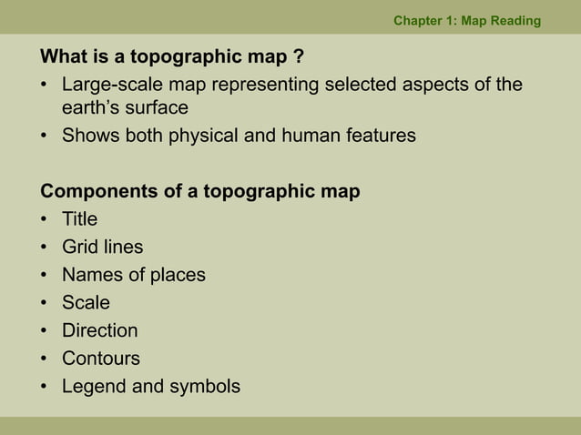 Map work for geography for CSEC from NIGFC | PPT | Geography | Science