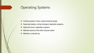 Types and components of computer systems | PPTX
