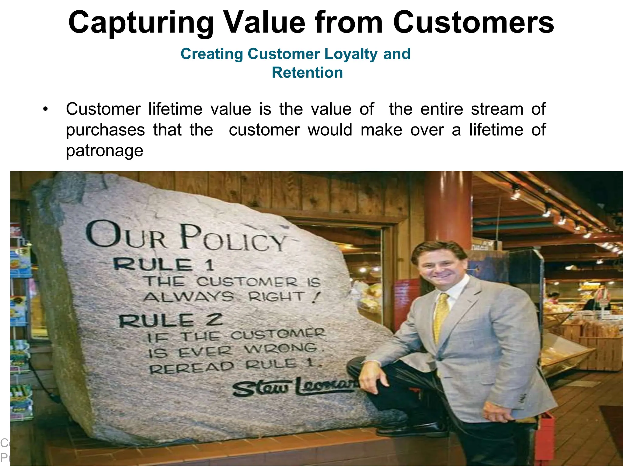 creating and capturing customer values i | PPT
