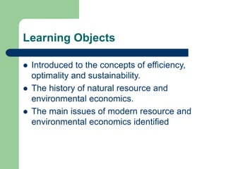 Chapter 1 An Introduction to Natural Resource and Environmental ...