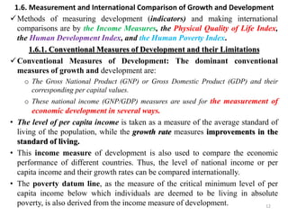 Development Economics definition and concepts: Chapter 1 | PPTX