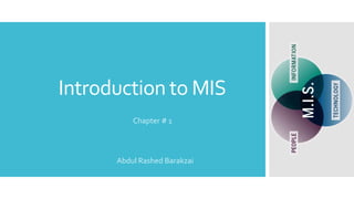 Introduction to Management Information System | PPT