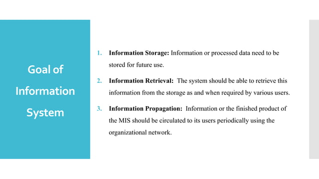 Introduction to Management Information System | PPT