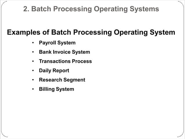 Overview Of Operating System and its Basics | PPT