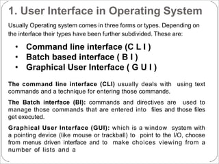 Overview Of Operating Systems and its Basics | PPTX