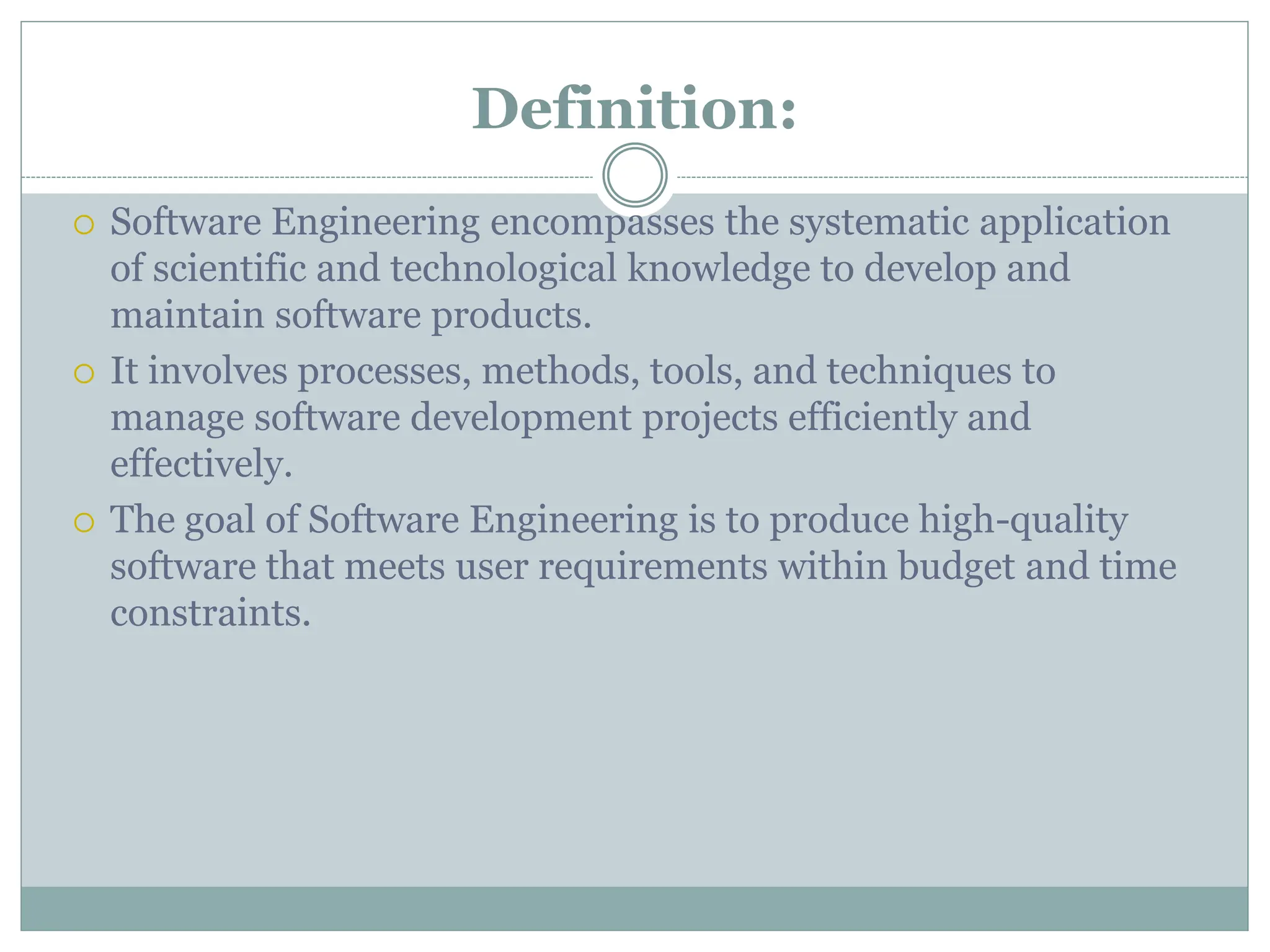 Chapter 1.pptxs Introduction to software Engineering | PPTX