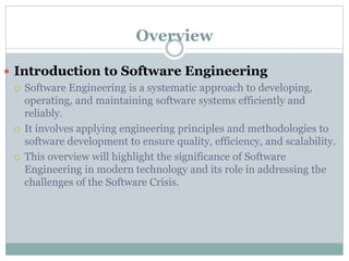 Chapter 1.pptxs Introduction to software Engineering | PPTX