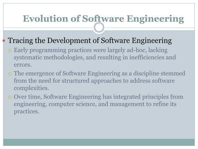 Chapter 1.pptxs Introduction to software Engineering | PPTX