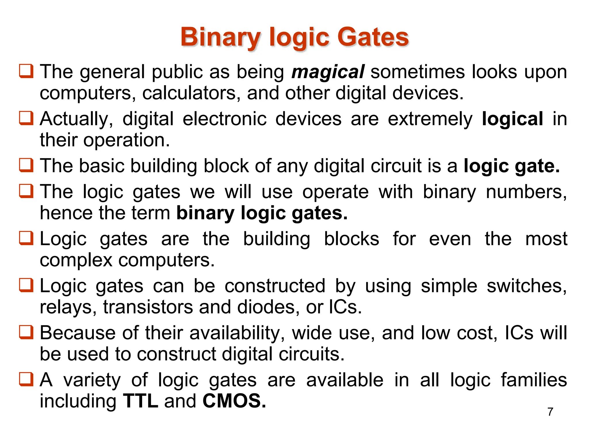 chapter1.pptx digital logic design for electrical engineering | PPTX