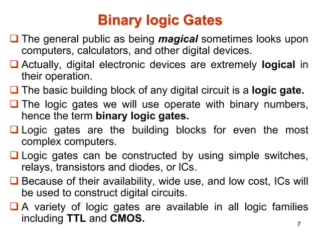 chapter1.pptx digital logic design for electrical engineering | PPT