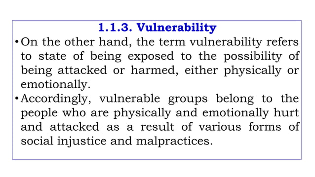 Chapter 1.pptx Inclusiveness Addis Ababa | PPTX | Medical Health