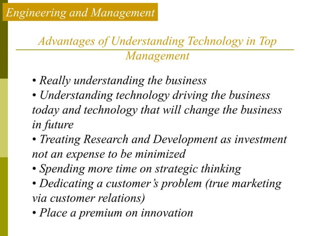 Engineering management and it's importance | PPT