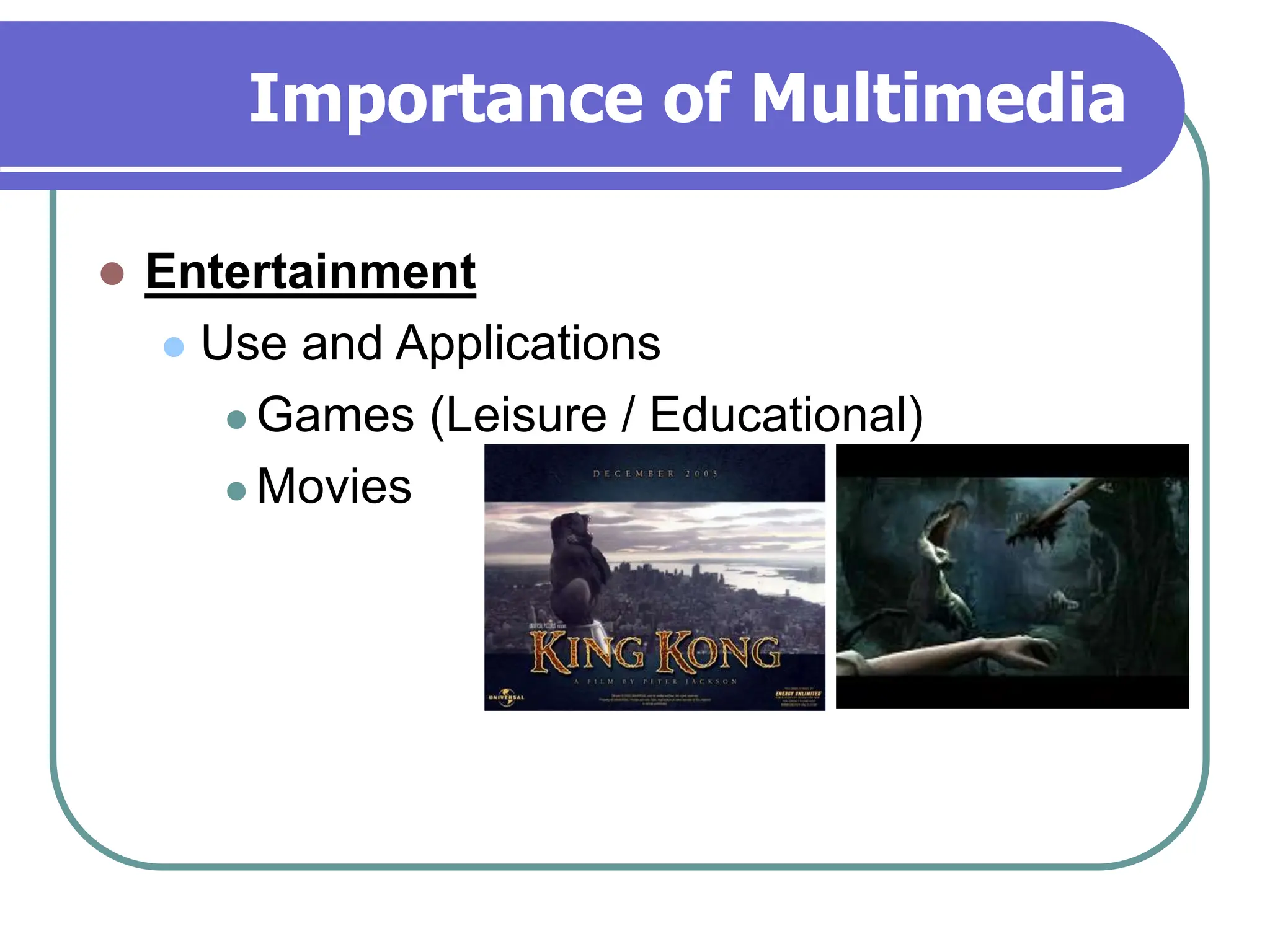 Chapter 1.pptx multimedia and its uses in | PPT