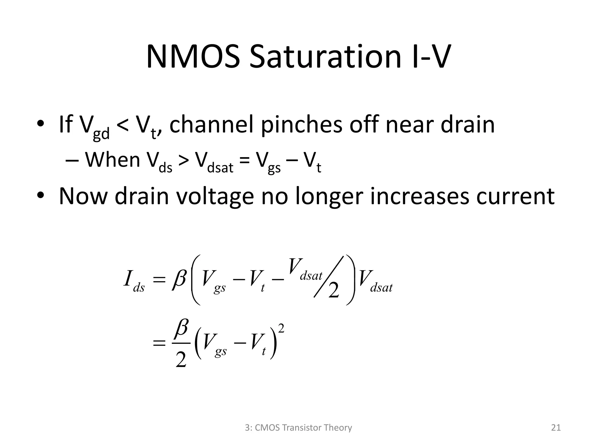 about mos transistors AND THEIR CHARACTERSTICS | PPTX