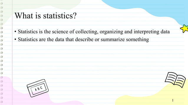 Statistics & Reasoning Chaper 1 ChiangMaiUniversity | PPT