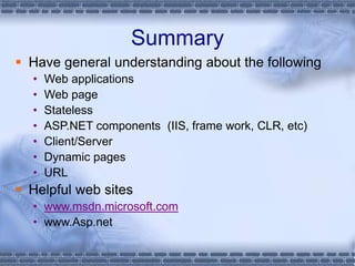 Introduction to ASP related to basics of asp | PPT