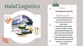 The concept of halal logistics and supply chain | PPTX
