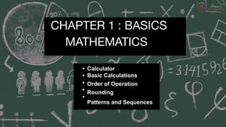 Chapter 1.pdf Basic Mathemathics and Order of operations | PPT