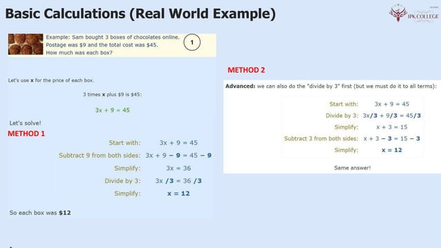 Chapter 1.pdf Basic Mathemathics and Order of operations | PPT