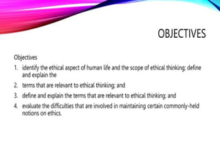 Chapter 1 - Ethical Dimension of Human Existence.pptx