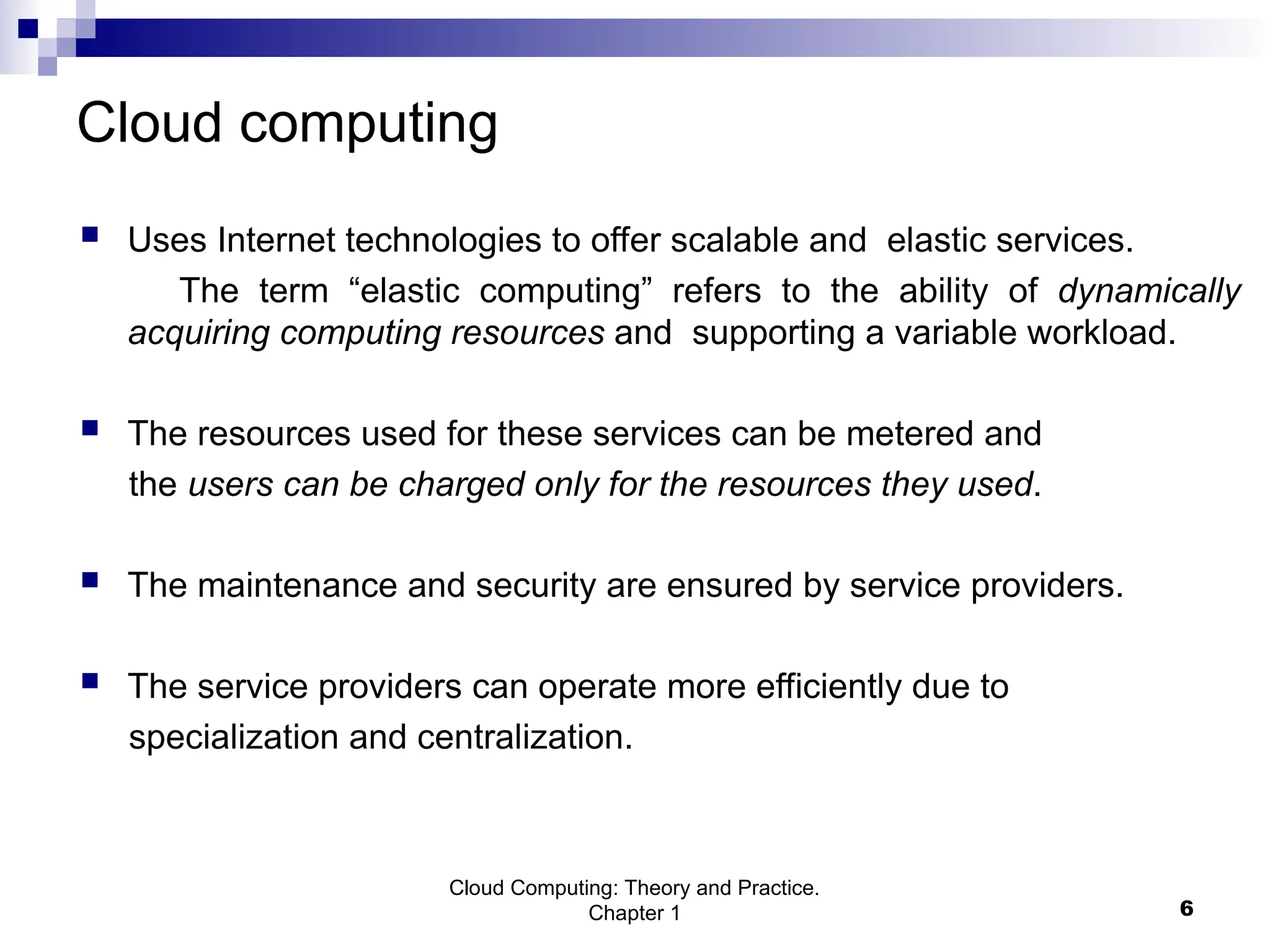 Chapter1intoductioncloudcomputingppt