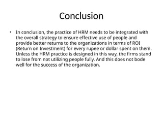 Human Resource Management (HRM) – Definition, Concept and the ...