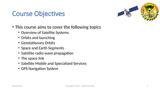 Overview of Satellite Systems (Satellite Communication Systems)) | PPT