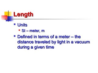 Chapter 1 introduction of physic for student | PPT