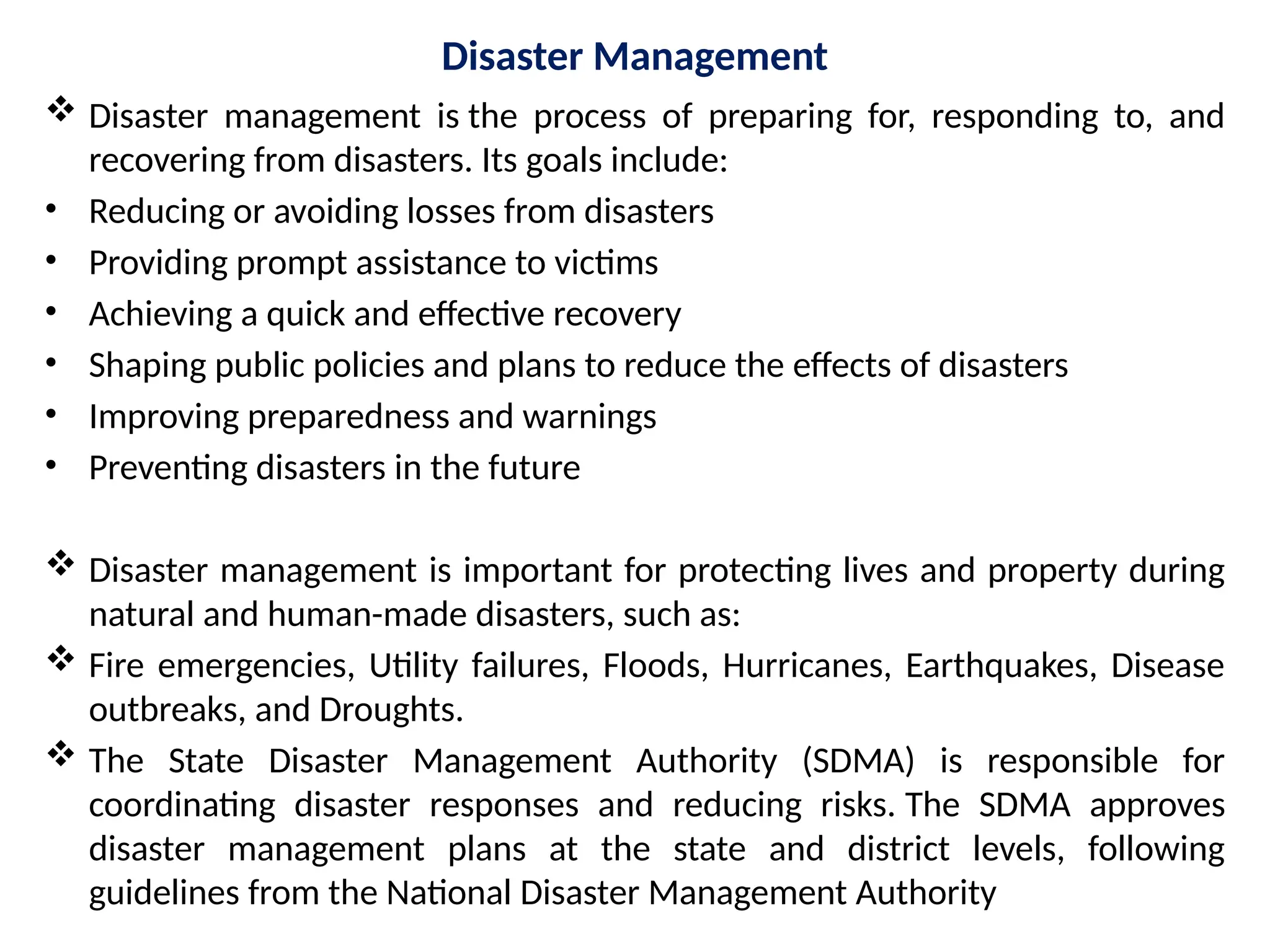 Chapter 1.Introduction to Disaster Management | PPT