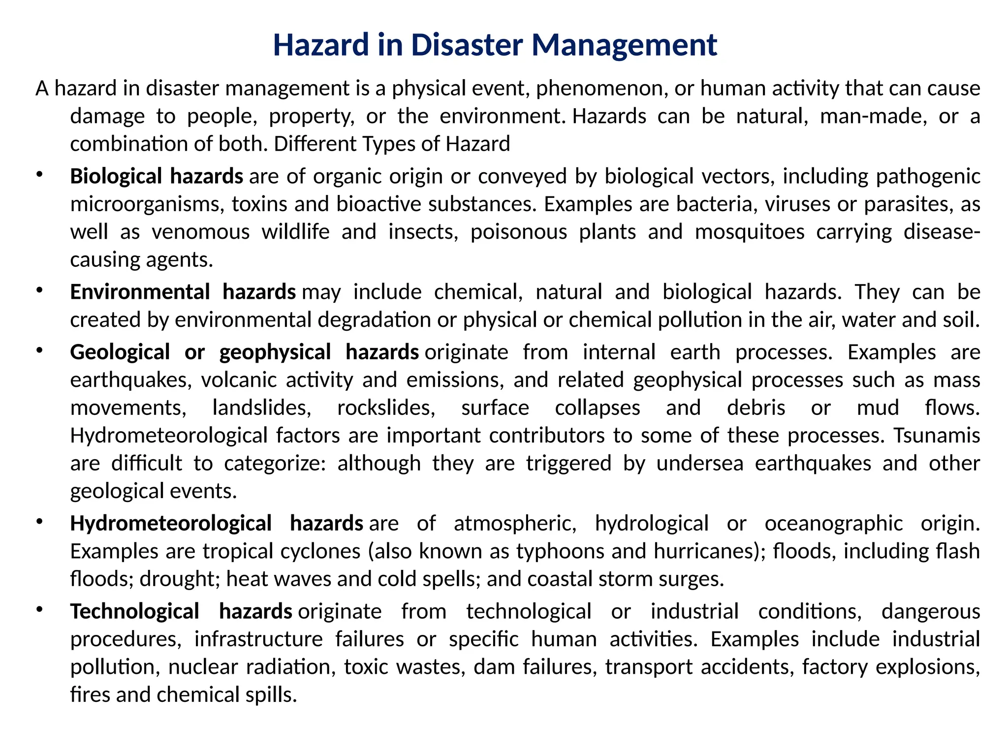 Chapter 1.Introduction to Disaster Management | PPT | Free Download