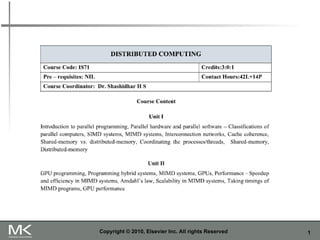 Chapter_1.ppt Peter S Pacheco, Matthew Malensek – An Introduction to ...