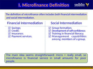 Introduction to microfinance is the reason why NGOs transform to ...
