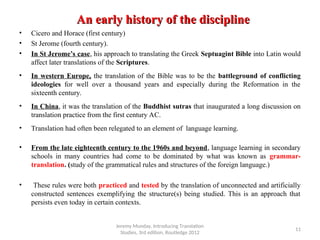 Main issues of translation studies definitions | PPT