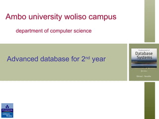 Chapter1.ppt Concept of Object oriented Database | PPT
