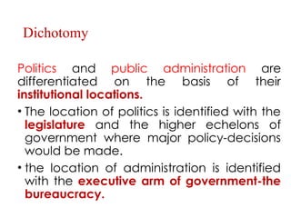 chapter1. introduction to public adminstration | PPTX