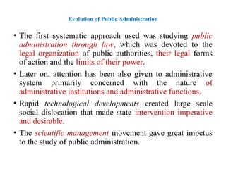 chapter1. introduction to public adminstration | PPTX
