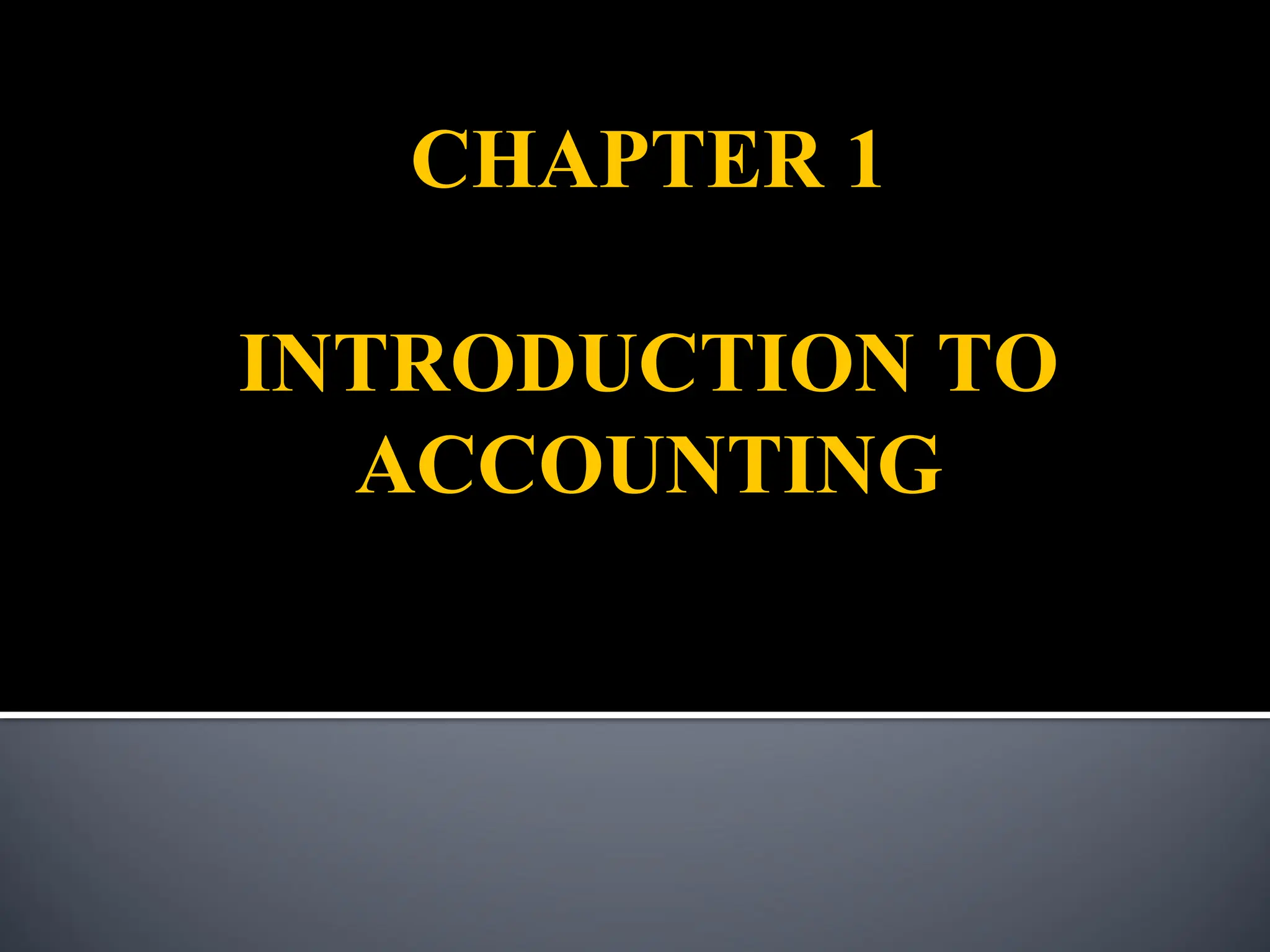 CHAPTER 1.Introduction To Accounting chapter 1pdf | PDF