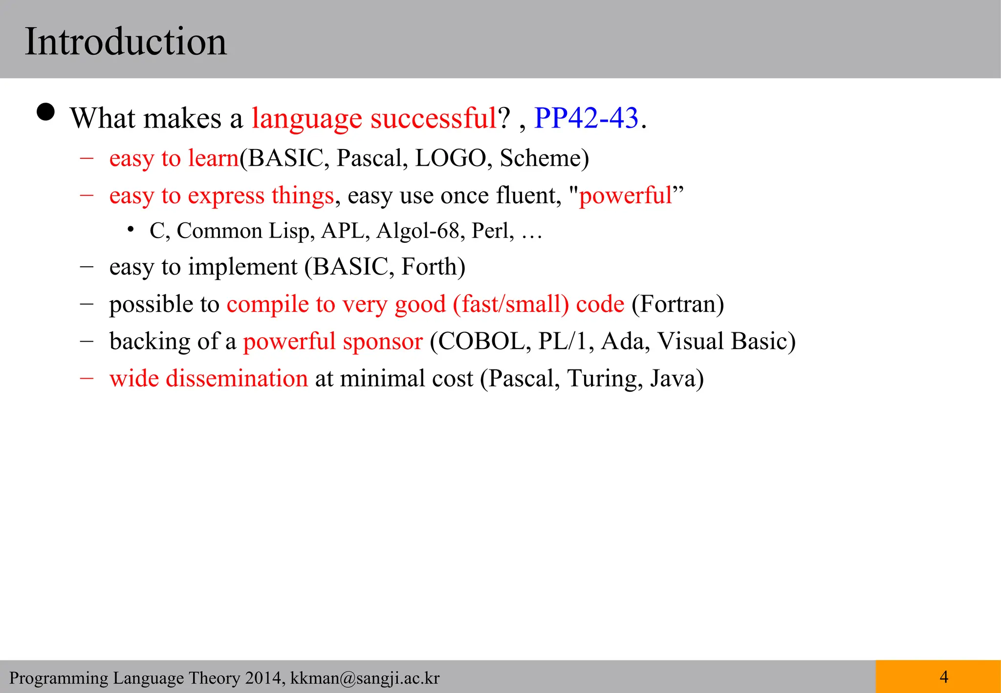 Chapter 1 Theory of Programming Languages | PPT