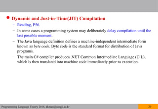 Chapter 1 Theory of Programming Languages | PPT