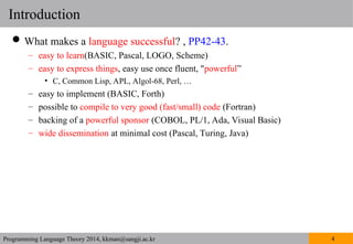 Chapter 1 Theory of Programming Languages | PPT