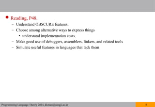 Chapter 1 Theory of Programming Languages | PPT
